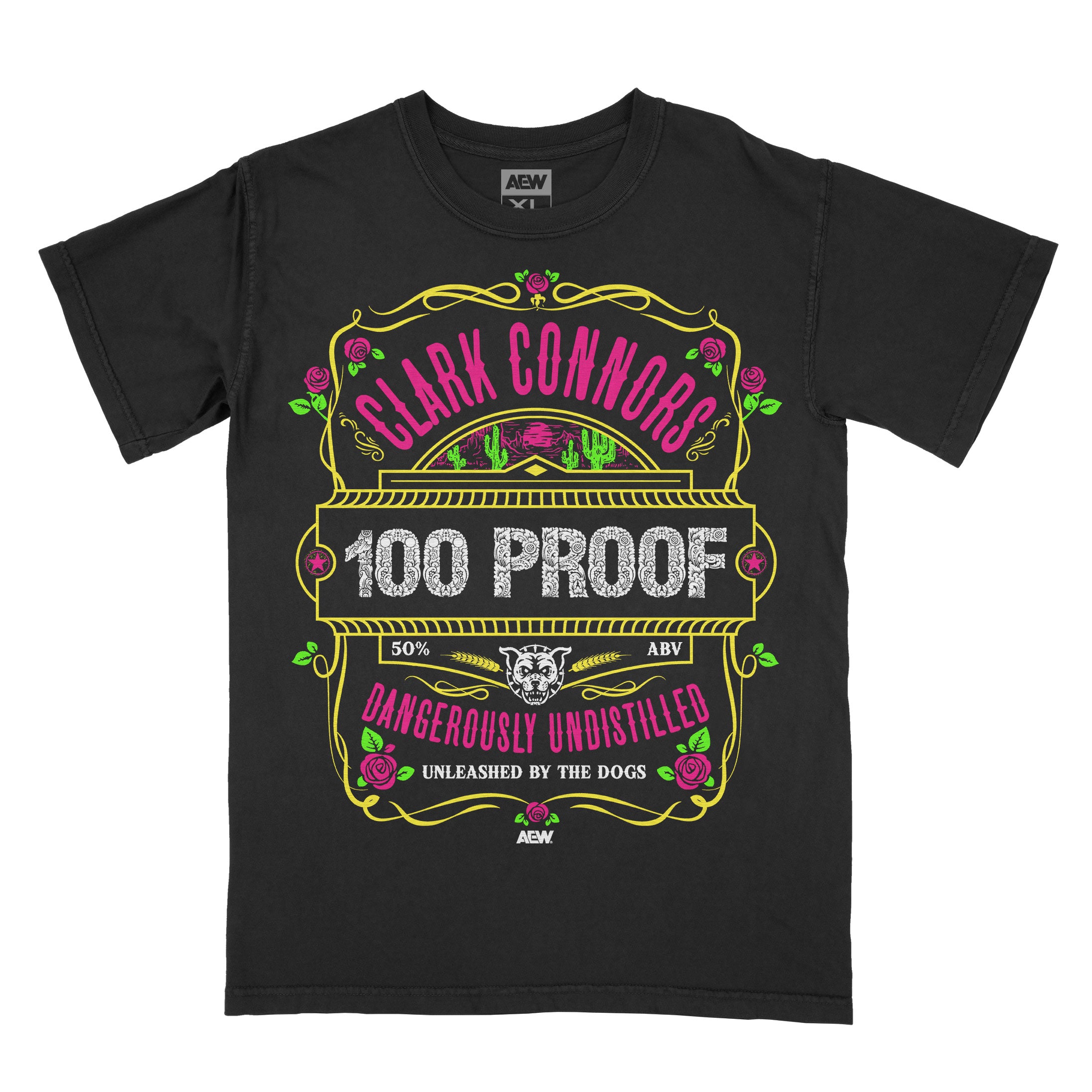 Clark Connors - 100 Proof T-Shirt – shopAEW